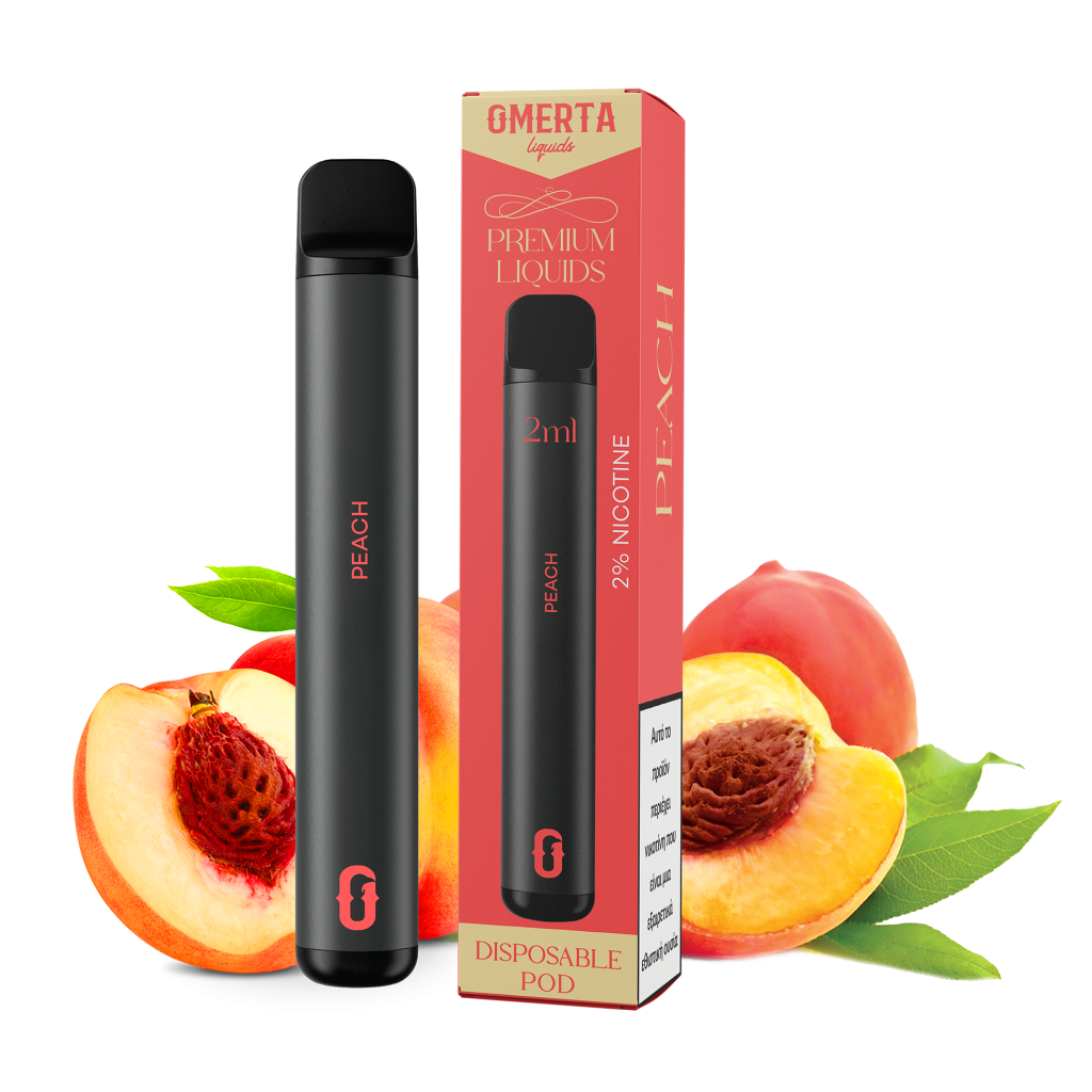 Omerta Disposable Pod Peach - Omerta Pods